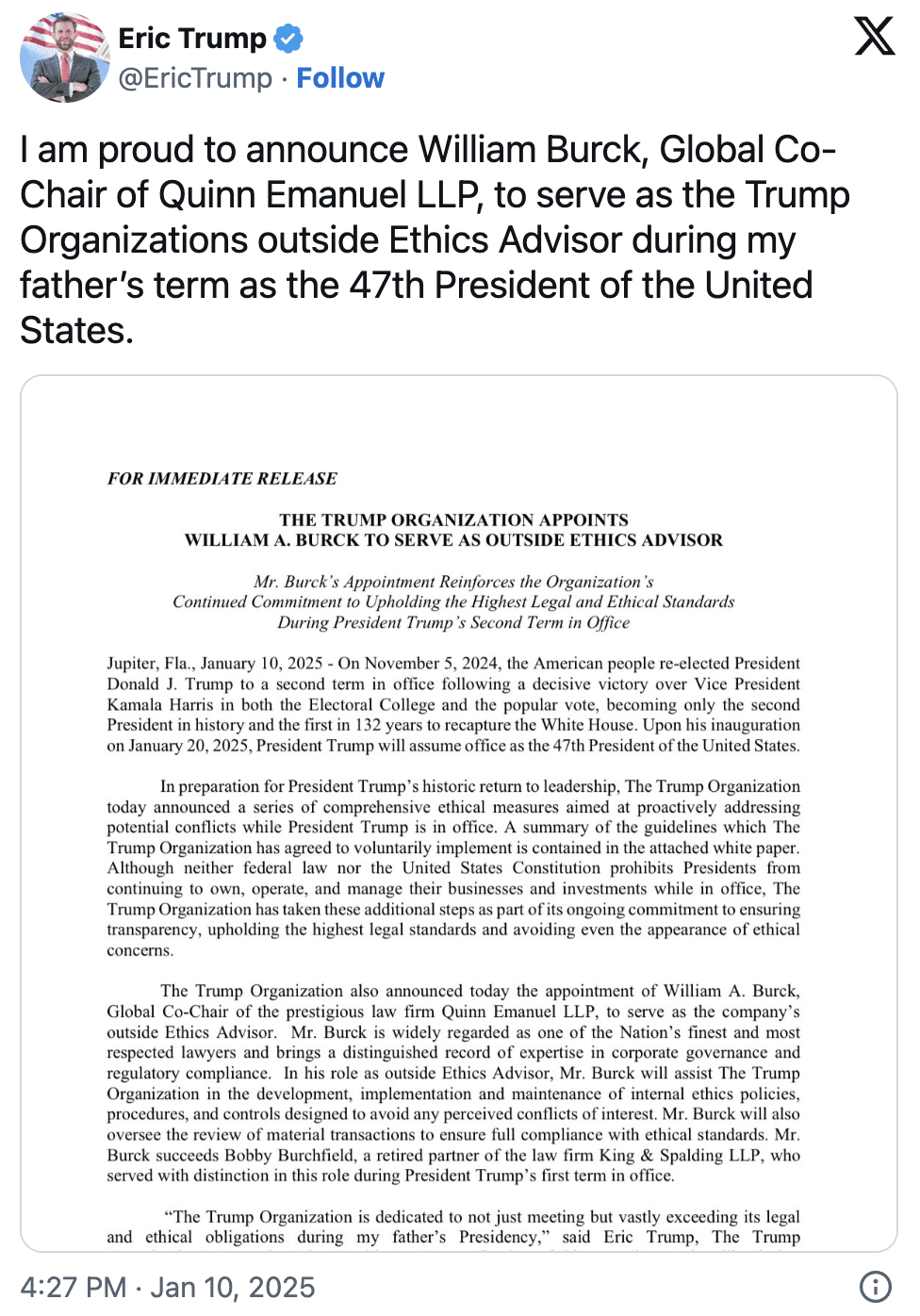 Dale Ho Asks for Signed Consent from Eric Adams; Alex Spiro and Bill ...